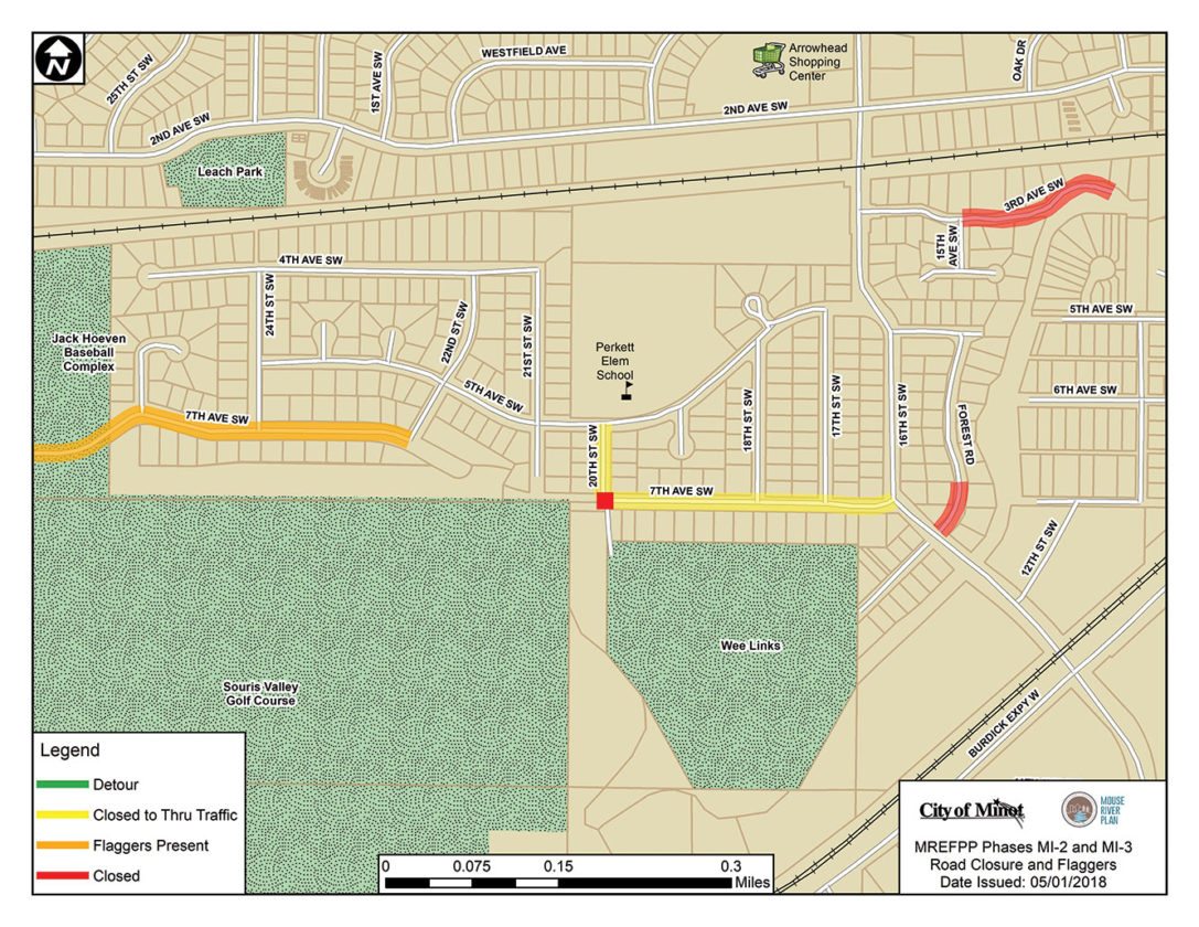 Roadways impacted by flood project | News, Sports, Jobs - Minot Daily News